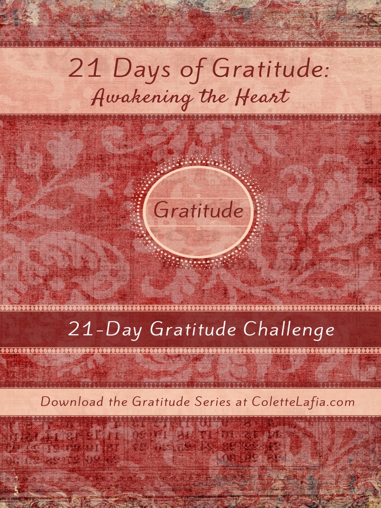 21 Days of Gratitude Ebook 1 PDF | PDF | Gratitude | Subjective Experience