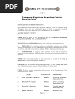 Amended Articles of Incorporation | PDF | Corporations | Manila