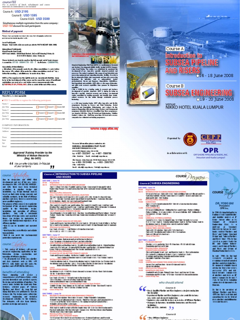 Subsea Engineering | PDF | Subsea (Technology) | Fatigue (Material)