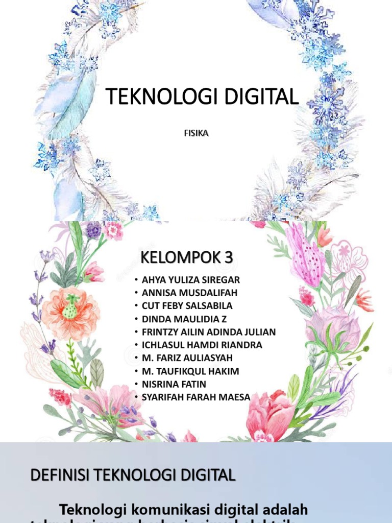 Perkembangan dan Aplikasi Teknologi Digital | PDF | Seni | Komputer