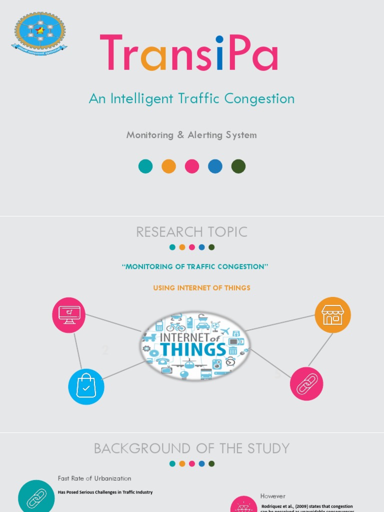 Intelligent Traffic Congestion and Monitoring System | PDF | Internet ...