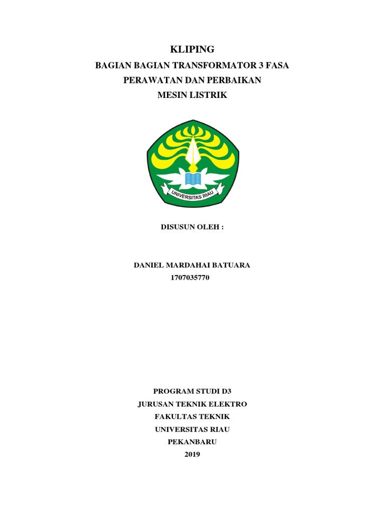 Trafo 3 Fasa | PDF | Sains & Matematika