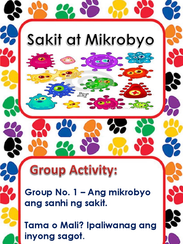 Sakit at Mikrobyo | PDF