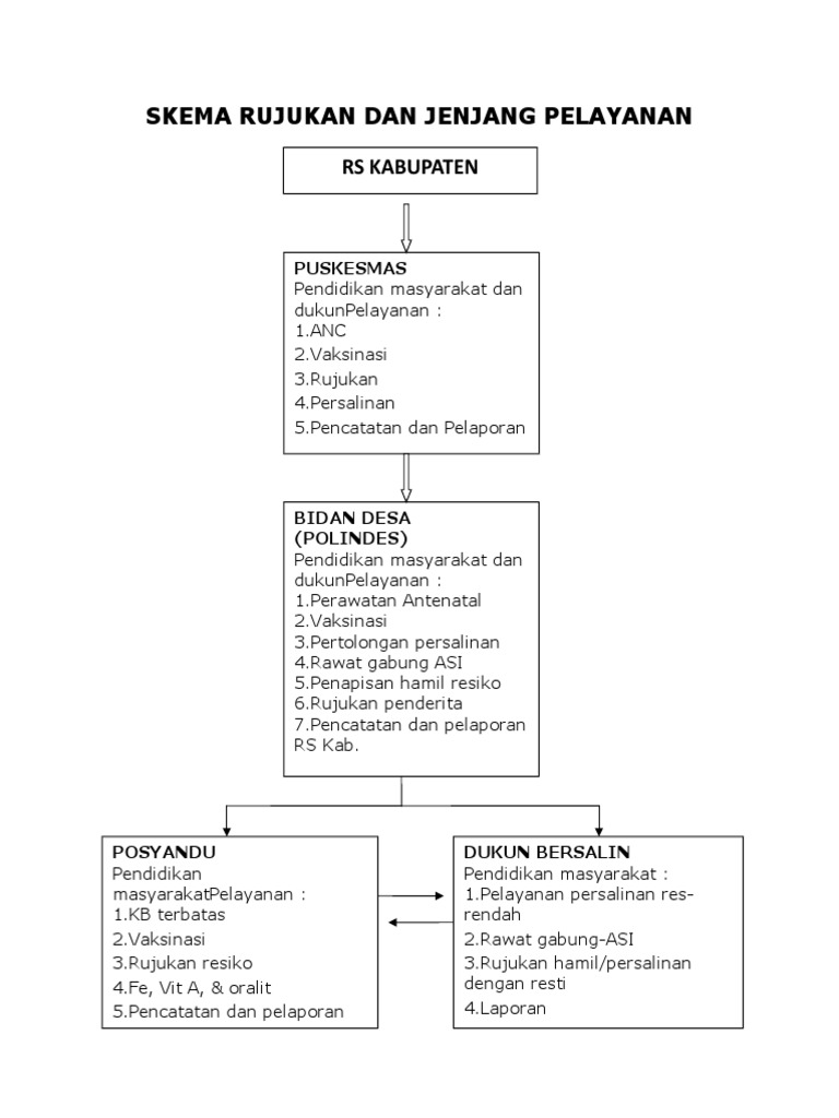 Skema Rujukan Dan Jenjang Pelayanan | PDF