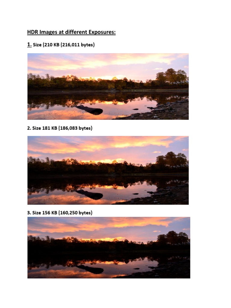 HDR Images Tone Mapped and JPEG Compressed | PDF | Algorithms ...