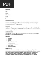 Psych Drugs Cheat Sheet | PDF | Selective Serotonin Reuptake Inhibitor ...