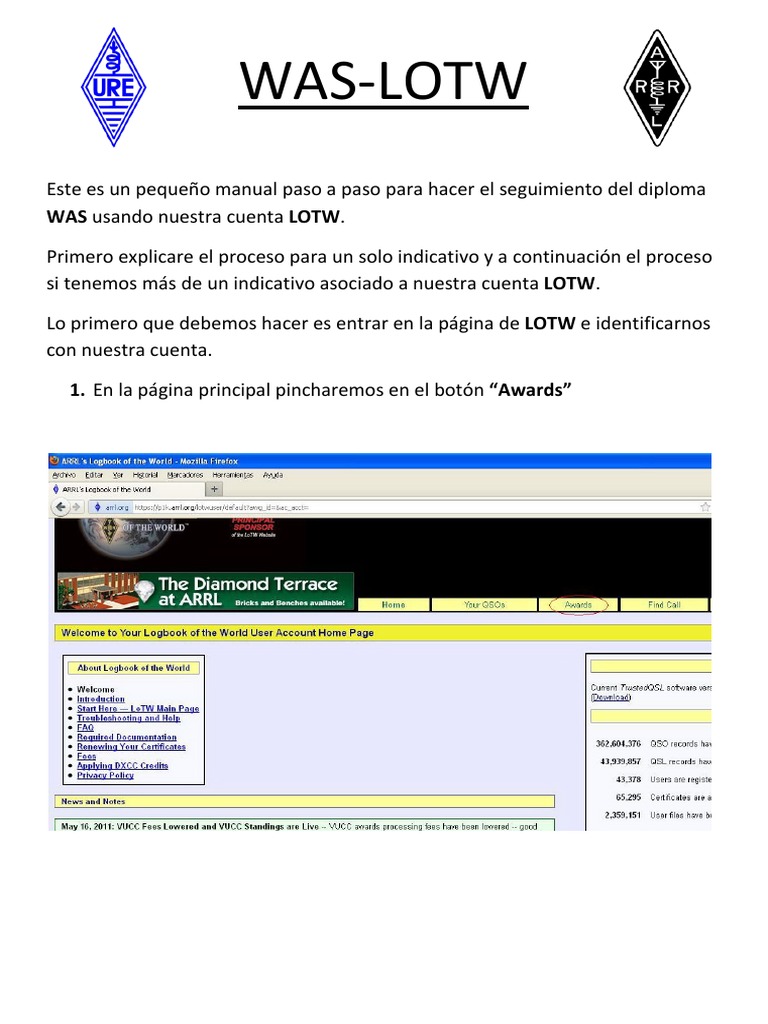 Guia para Activar LOTW | PDF | Negocios | Finanzas y administración del ...