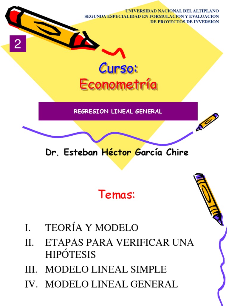 Econometria | PDF | Multicolinealidad | Autocorrelación