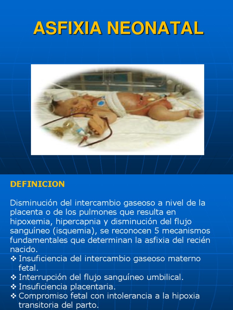 Diapositiva Asfixia | PDF | Apnea | Oxígeno