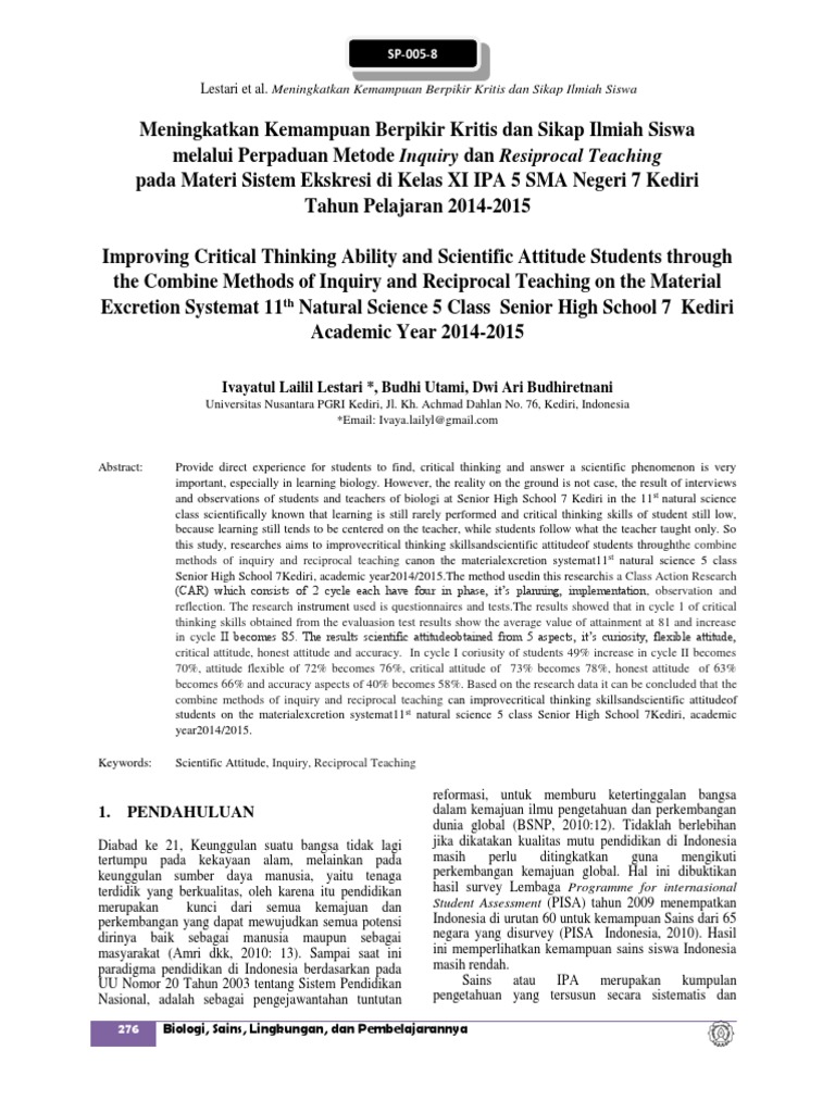 Ivayatul Lailil Lestari, Budhi Utami, Dwi Ari Budhiretnani | PDF ...