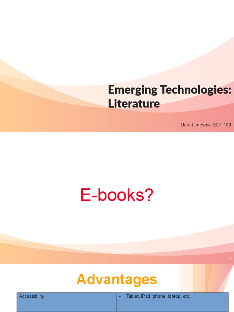 Emerging Technologies | PDF