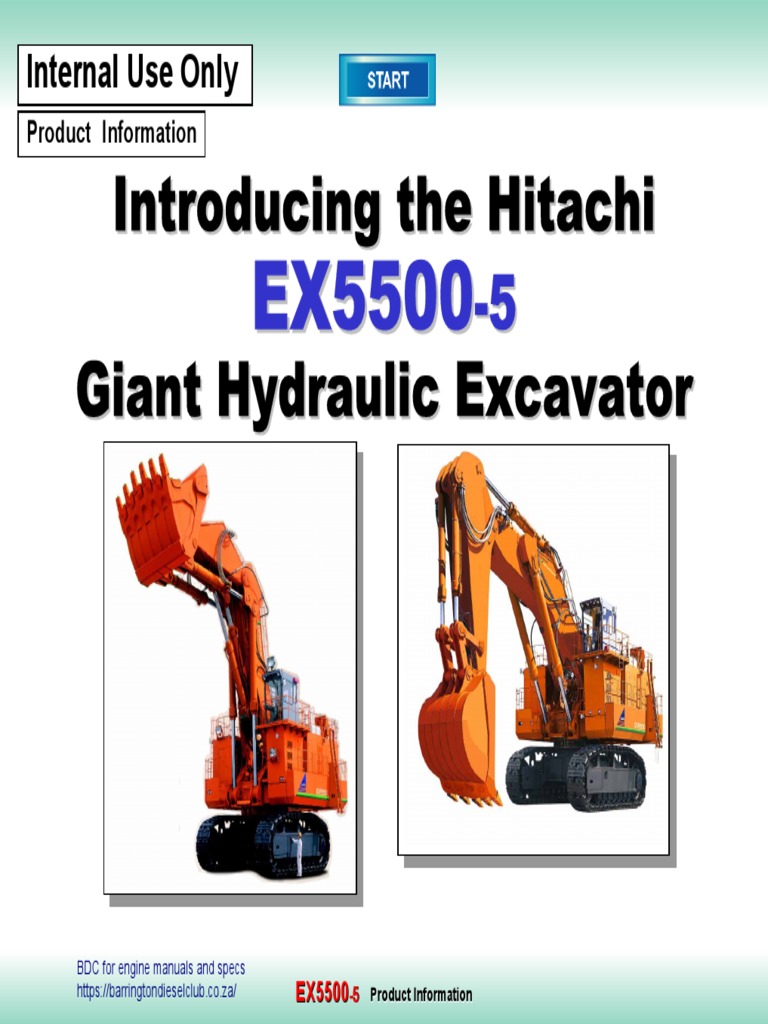 Hitachi EX5500-5 Introduction | Download Free PDF | Pump | Motor Oil