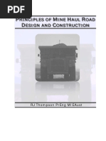 Principles of Mine Haul Road Design and Construction | PDF | Road | Tire
