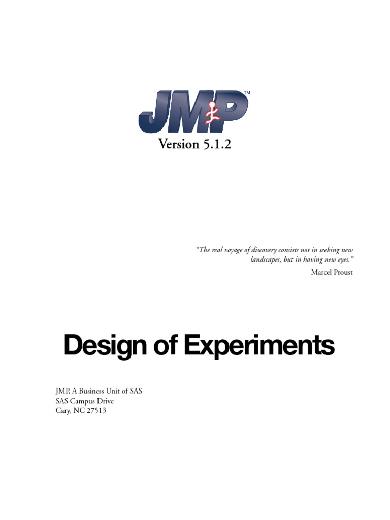JMP Doe (Design of Experiment) Guide-SAS Institute Inc (2004) PDF | PDF ...