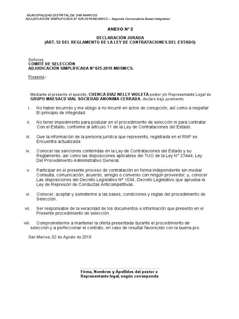Anexo 2 | PDF | Derecho