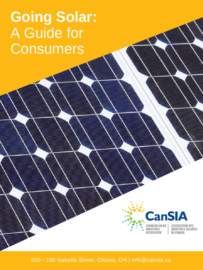 SOLAR - Guide For Going Solar | PDF | Solar Power | Photovoltaic System