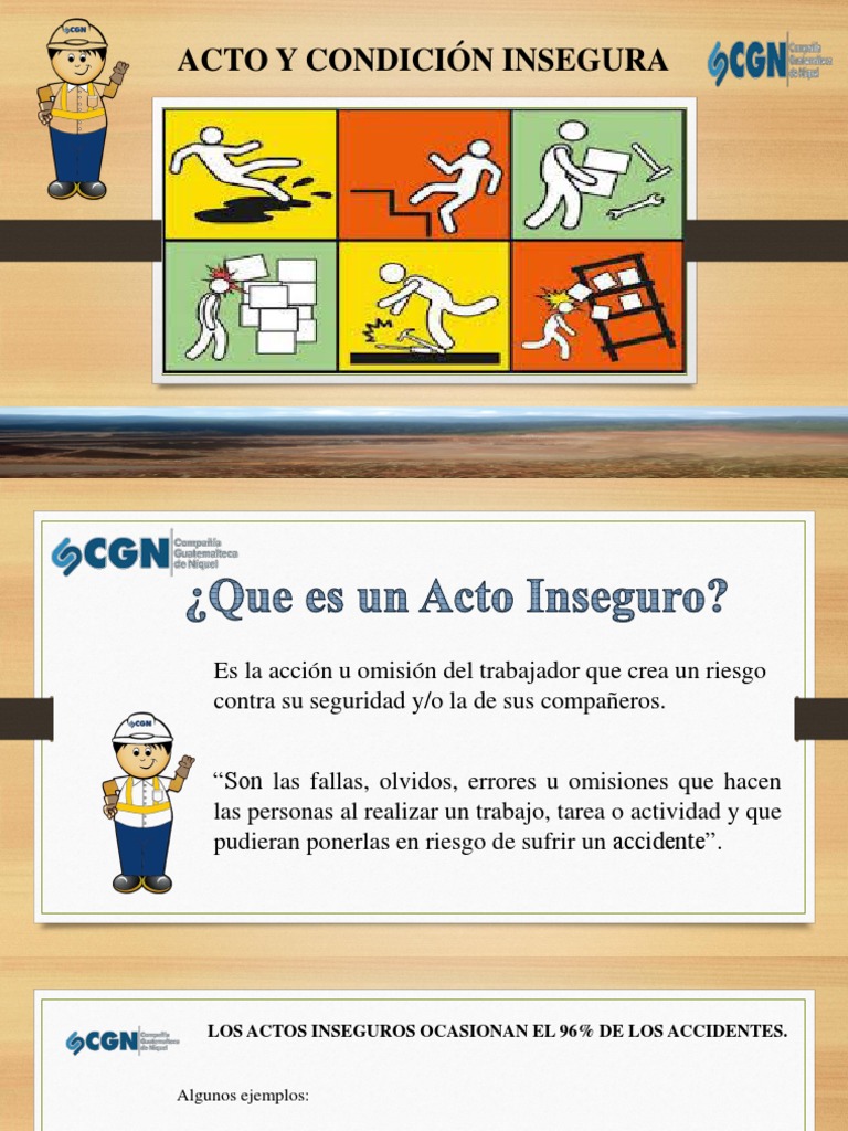 Definición de Acto y Condición Insegura | PDF