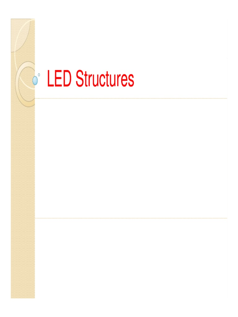 LED Structure | PDF | Laser Diode | Laser