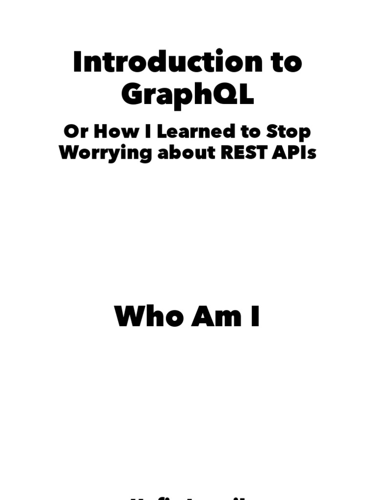 The Power Of Graphql Pdf Representational State Transfer Application Programming Interface 