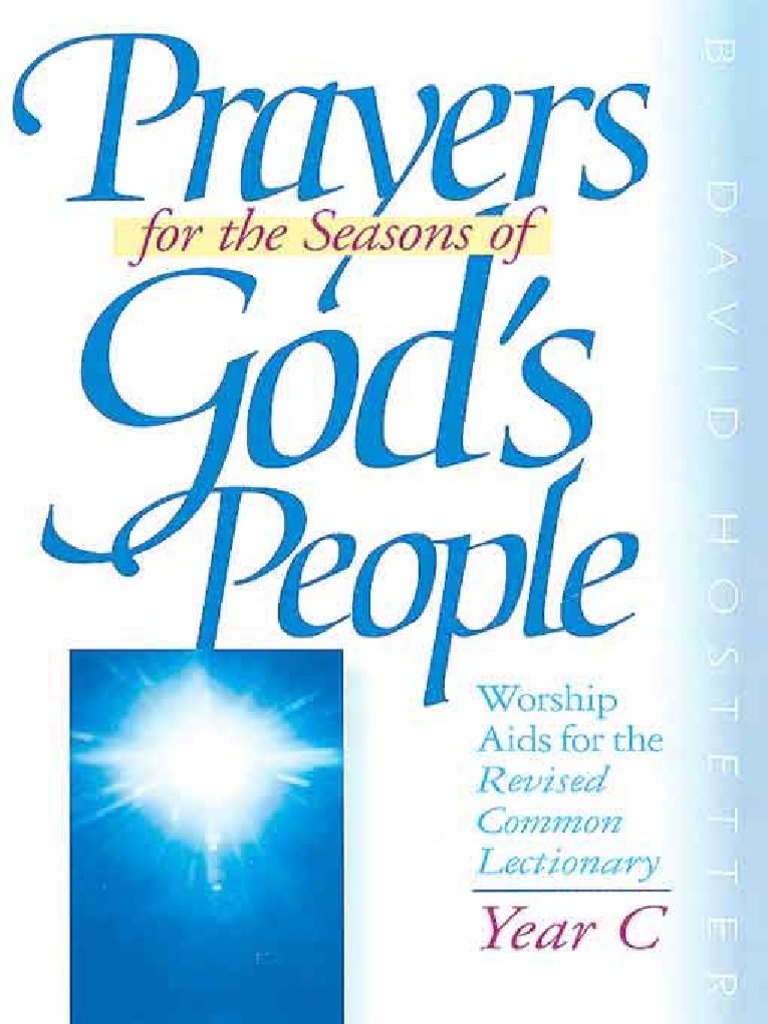 (B. David Hostetter) Prayers For The Seasons of Go (BookFi) | PDF ...