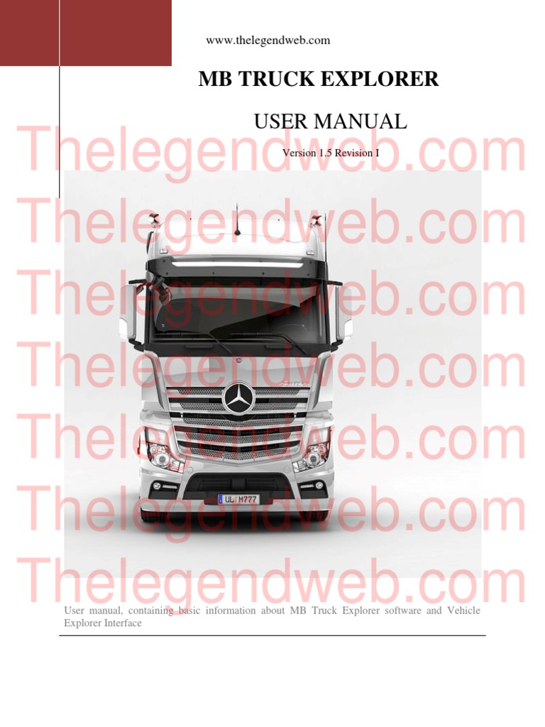 MB Truck Explorer Manual - English PDF | PDF | Device Driver | Microsoft Windows