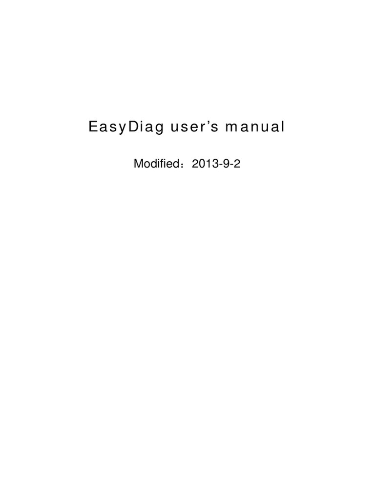 EasyDiag App User Manual | PDF | Google Play | Electrical Connector