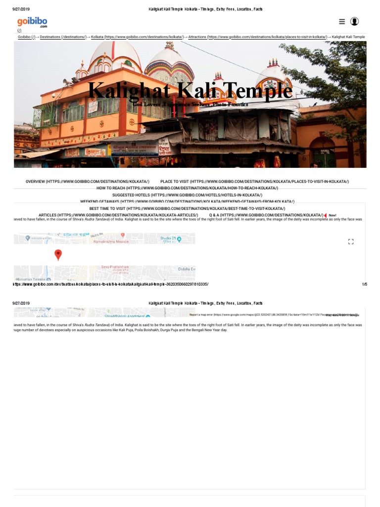 Kalighat Kali Temple: God Lovers, Experience Seekers, Photo Fanatics ...