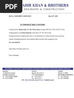 Experience Certificate Template Construction Company | PDF