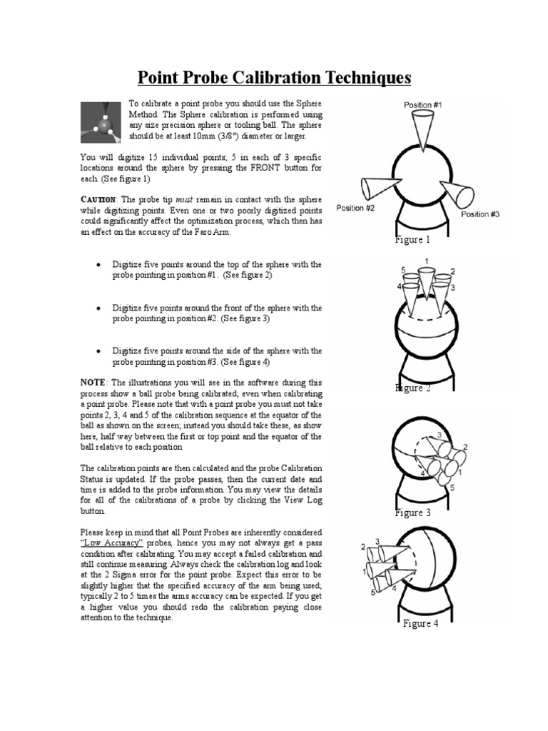Point Probe Calibration Techniques | PDF | Calibration | Accuracy And ...