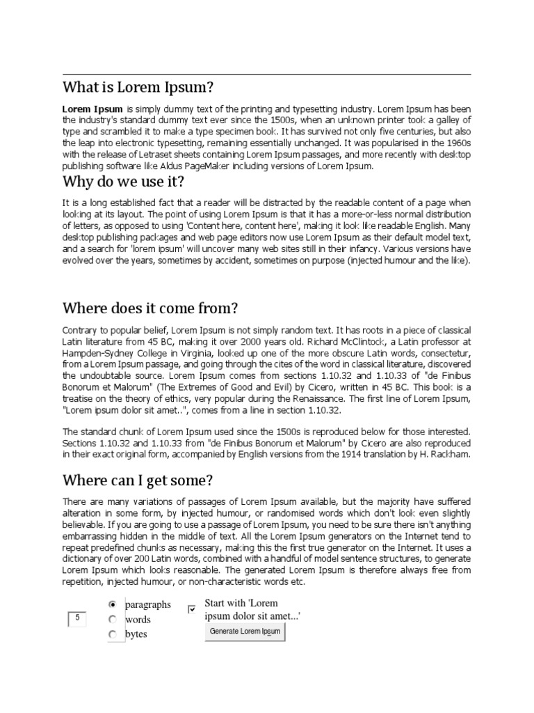 What Is Lorem Ipsum | PDF | Written Communication | Text