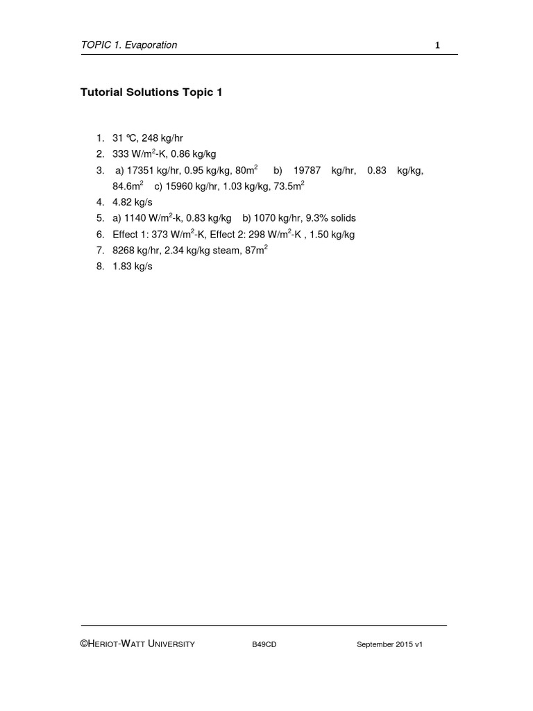 Tutorial Answers Separation B Tutorial Combined Tutorial Solutions