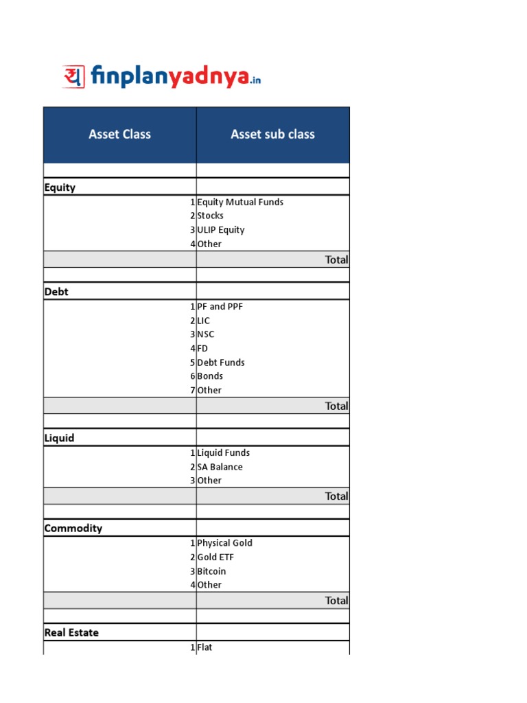New Asset Allocation Format | PDF | Asset Allocation | Market Liquidity
