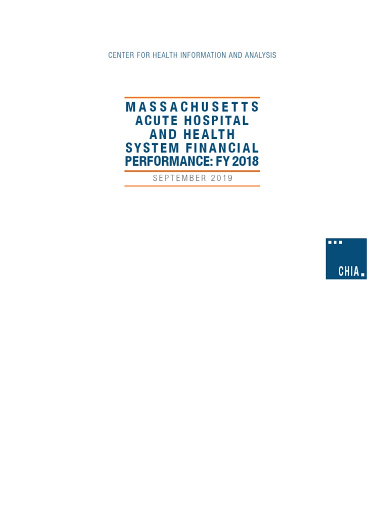 Acute Hospital Health System Financial Performance Report - 2019 | PDF ...