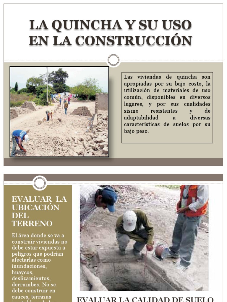 Construcción de Viviendas de Quincha | PDF | Hormigón | Fundación ...