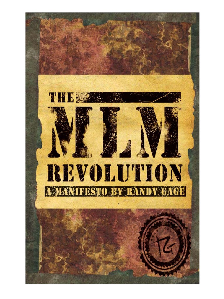 MLM Manifiesto - Randy Gage PDF | PDF | Comercialización de niveles ...