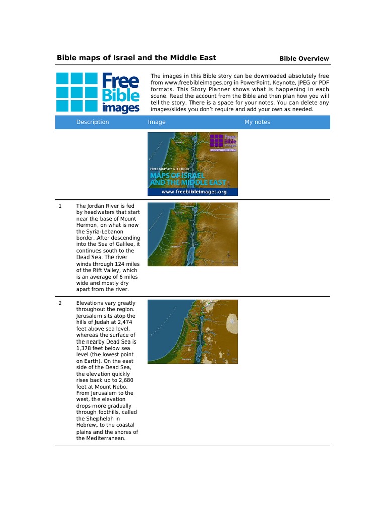 Israel Map | PDF | Ancient Corinth | Galilee