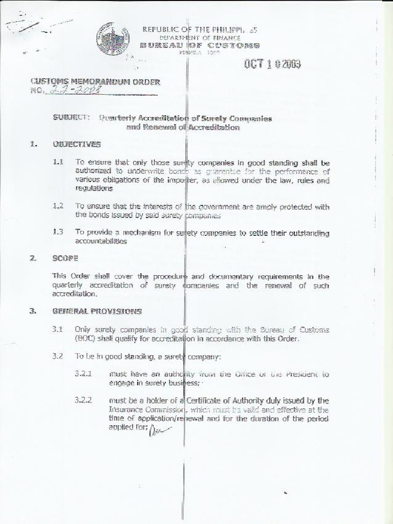 Cmo 22 2003 PDF | PDF