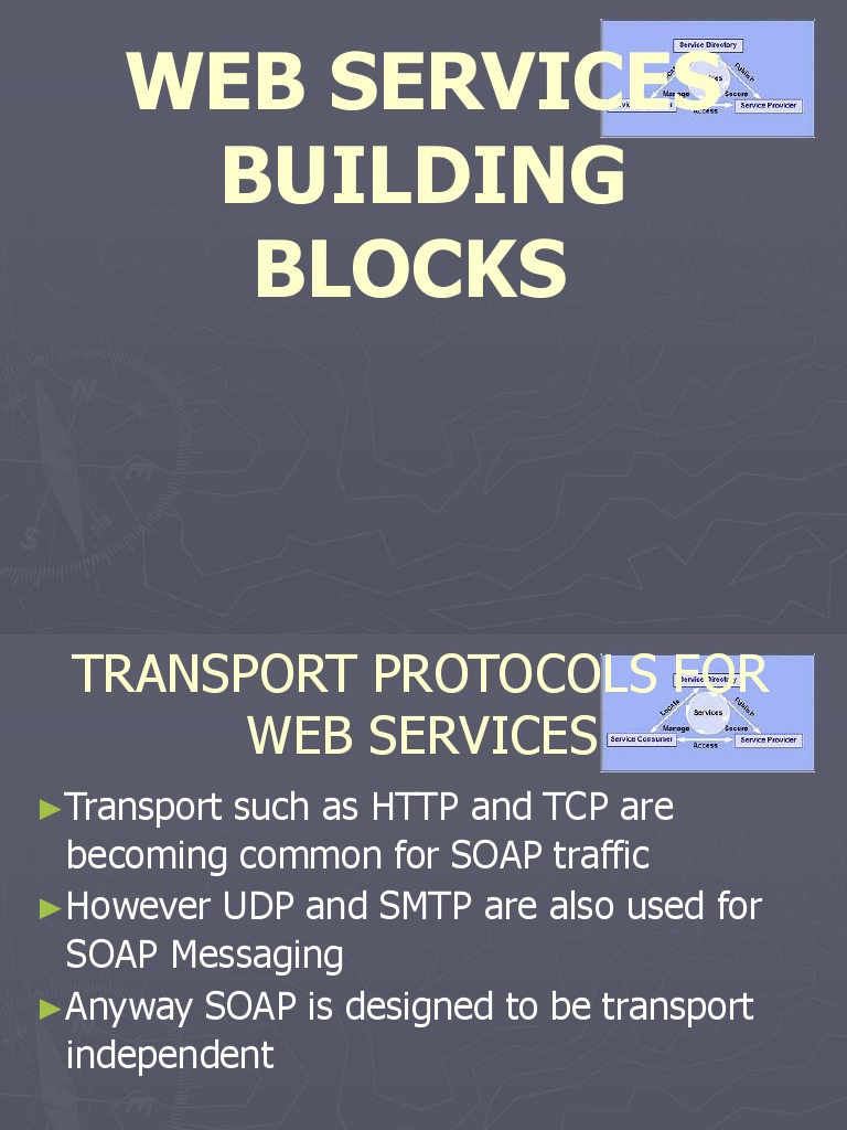 Web Services Building Blocks | Download Free PDF | Soap | Web Service