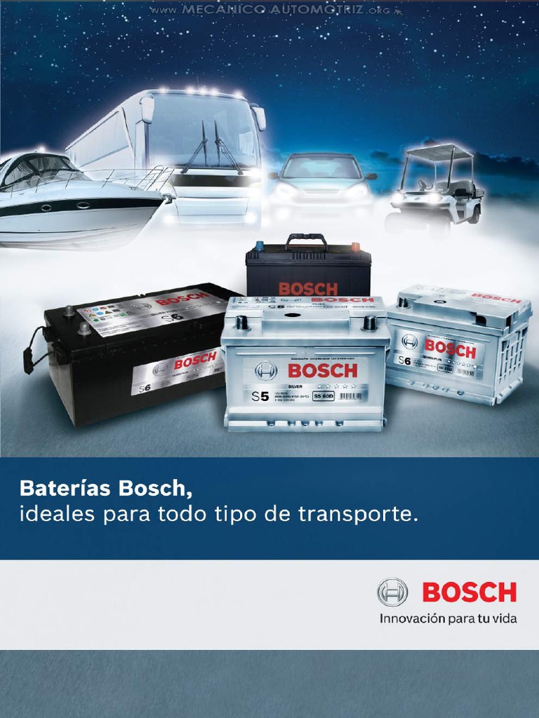 Catalogo Baterias Bosch Caracteristicas Ventajas Beneficios Codigos ...