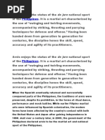 Inosanto Lacoste Kali System Overview | PDF | Spear | Dagger