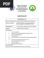 Appetizer Preparation Rubrics | PDF | Self-Improvement | Computers