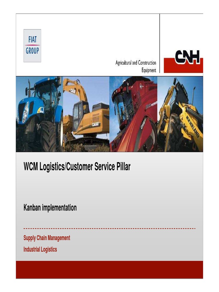 WCM Logistics/Customer Service Pillar: Kanban Implementation | Download Free PDF | Business ...