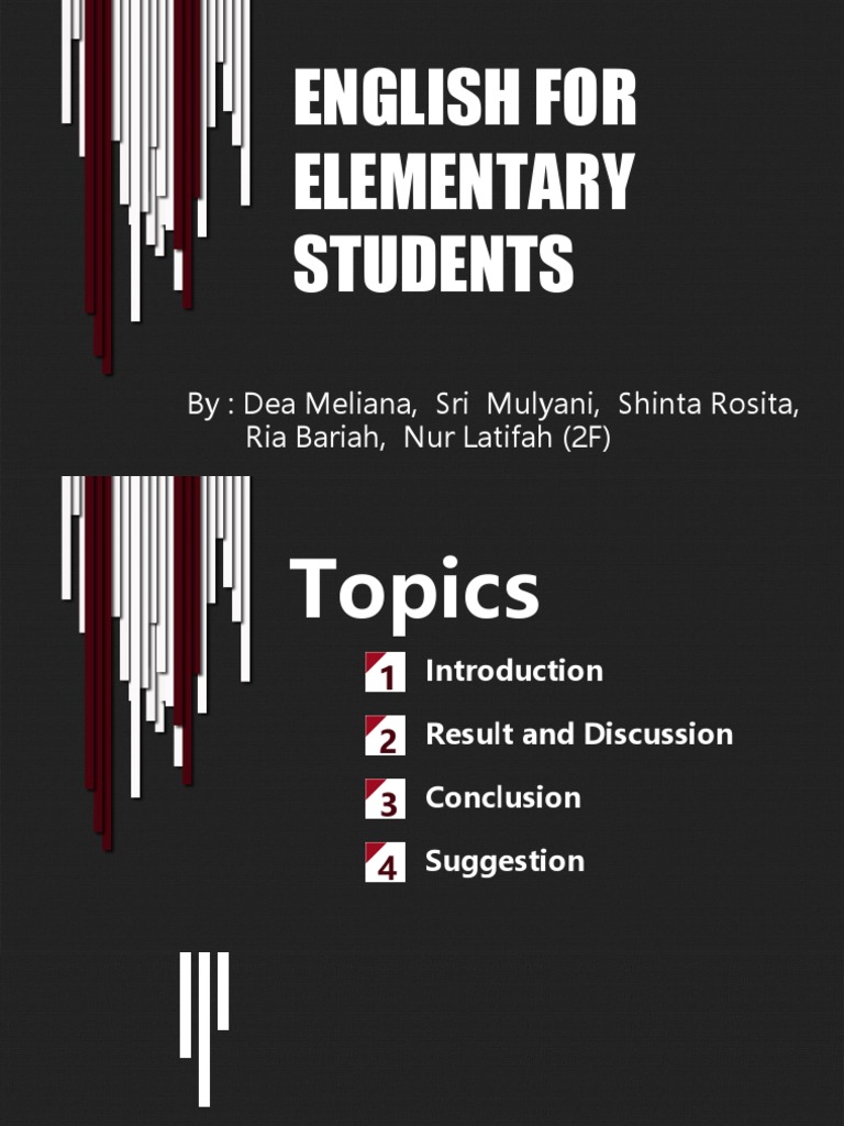English For Elementary Student | PDF | Curriculum | Teaching