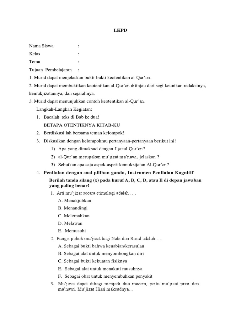 Lkpd Pdf