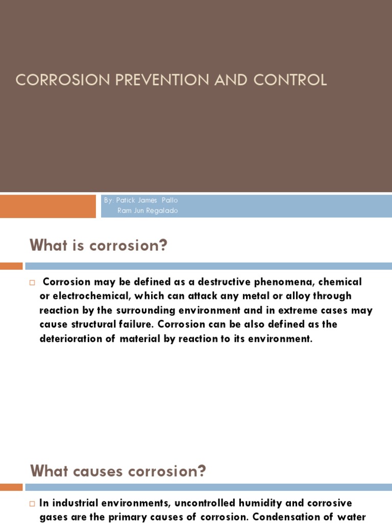 Corrosion Prevention and Control | PDF | Corrosion | Electrochemistry