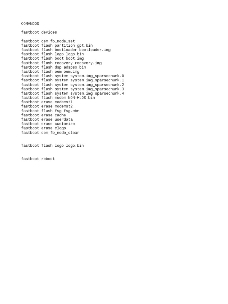 Comandos | Download Free PDF | Booting | Office Equipment