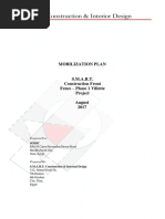 01 200 Project Mobilization Checklist PDF | PDF