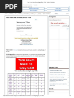 Calculating Embroidery Thread Consumption | PDF | Embroidery | Yarn
