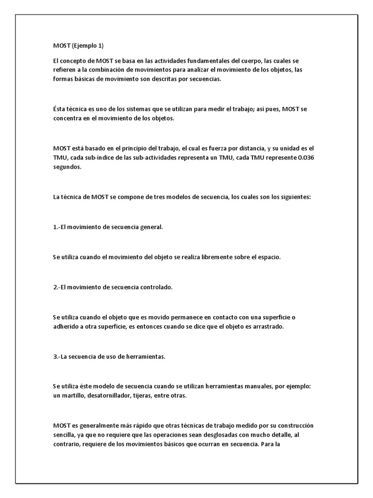Introducción a la Técnica MOST | PDF | Herramientas | Software