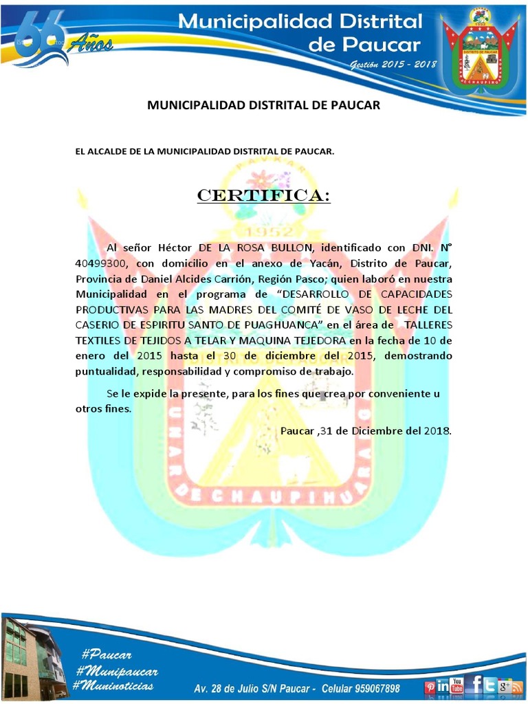 Logo Muni 2018. | PDF